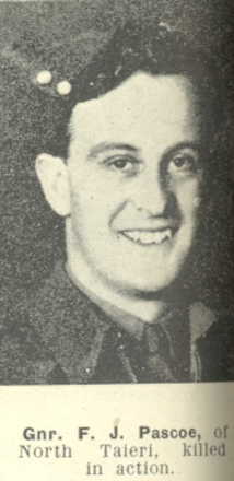 Frederick James Pascoe - Online Cenotaph - Auckland War Memorial Museum