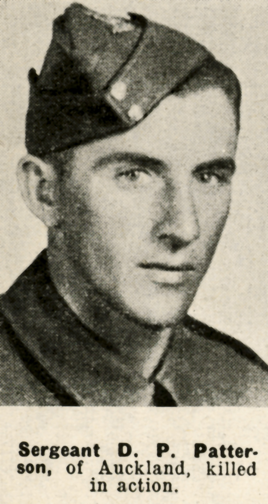David Percy Patterson - Online Cenotaph - Auckland War Memorial Museum