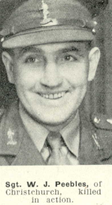 William James Peebles - Online Cenotaph - Auckland War Memorial Museum