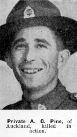 Alan Charles Pine - Online Cenotaph - Auckland War Memorial Museum