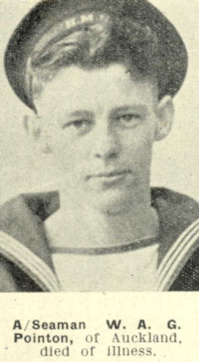 William Arthur Gower Pointon - Online Cenotaph - Auckland War Memorial ...