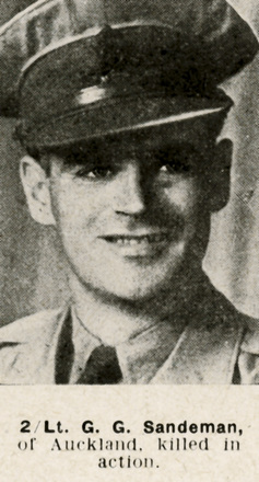 George Graeme Sandeman - Online Cenotaph - Auckland War Memorial Museum