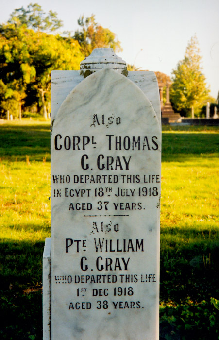 William George Gray - Online Cenotaph - Auckland War Memorial Museum
