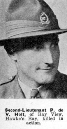 Phillip De Vere Holt - Online Cenotaph - Auckland War Memorial Museum