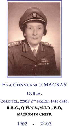 Eva Constance Mackay - Online Cenotaph - Auckland War Memorial Museum