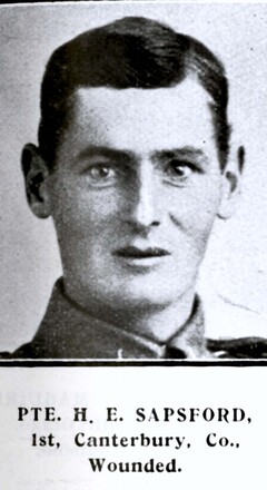 Harold Ernest Sapsford - Online Cenotaph - Auckland War Memorial Museum