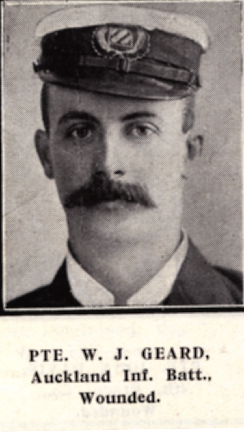 Walter John Geard - Online Cenotaph - Auckland War Memorial Museum