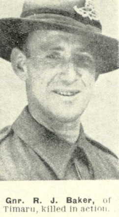 Richard John Baker - Online Cenotaph - Auckland War Memorial Museum