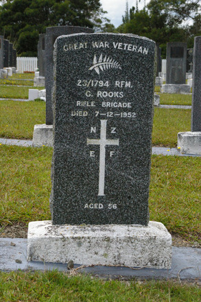 George Rooks - Online Cenotaph - Auckland War Memorial Museum