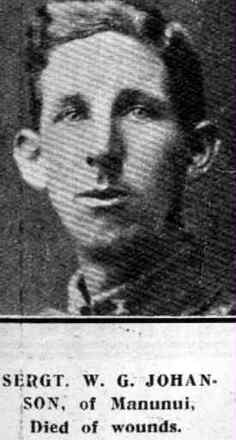 William George Johanson - Online Cenotaph - Auckland War Memorial Museum