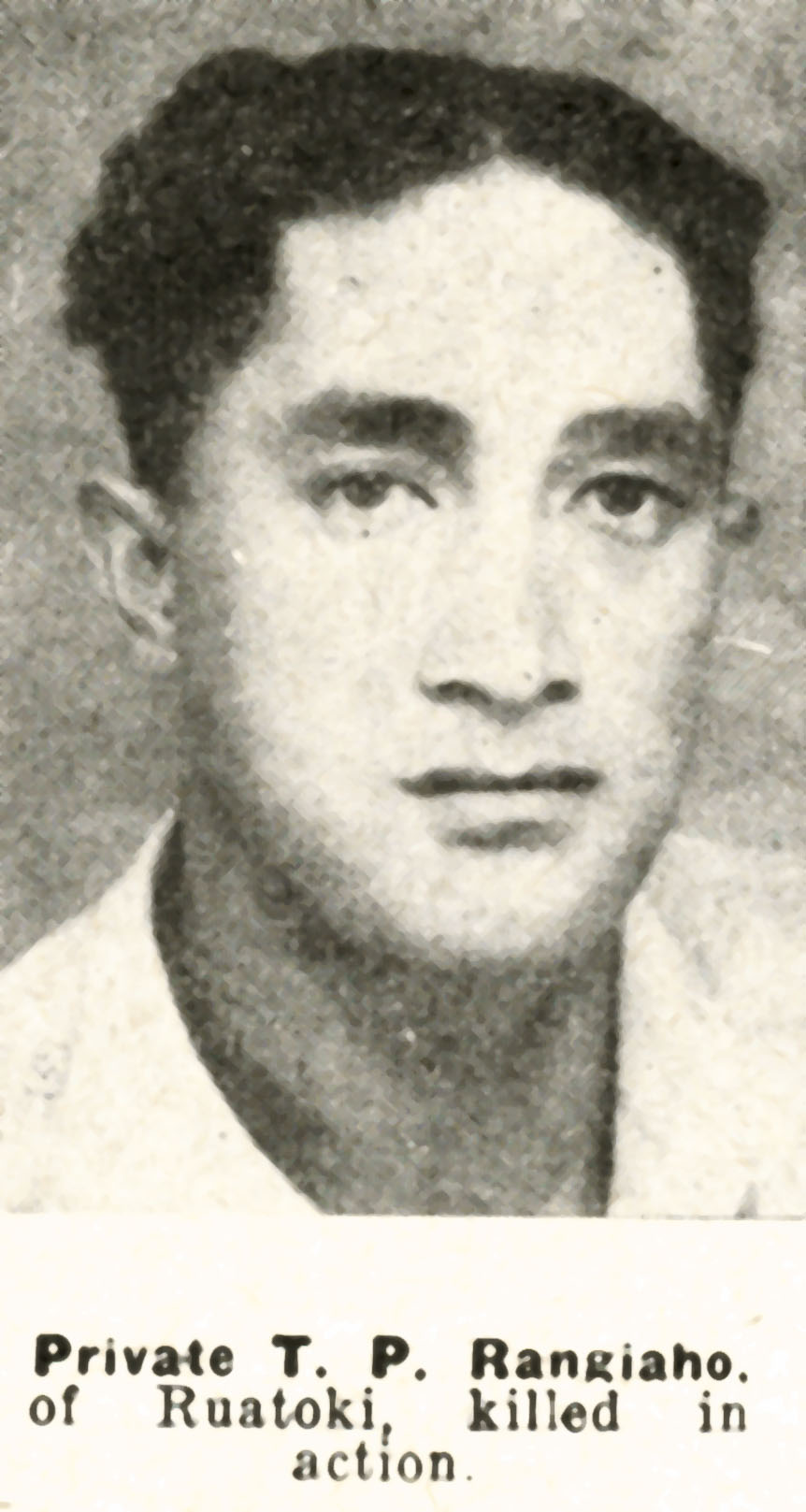 Tuterangikatipu Pioioi Rangiaho - Online Cenotaph - Auckland War ...