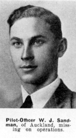 W.J. Sandman - Online Cenotaph - Auckland War Memorial Museum