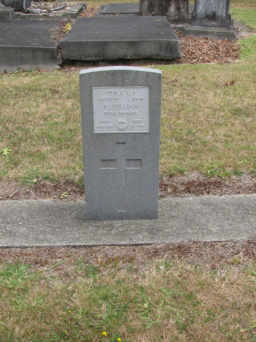 Peter Tulloch - Online Cenotaph - Auckland War Memorial Museum
