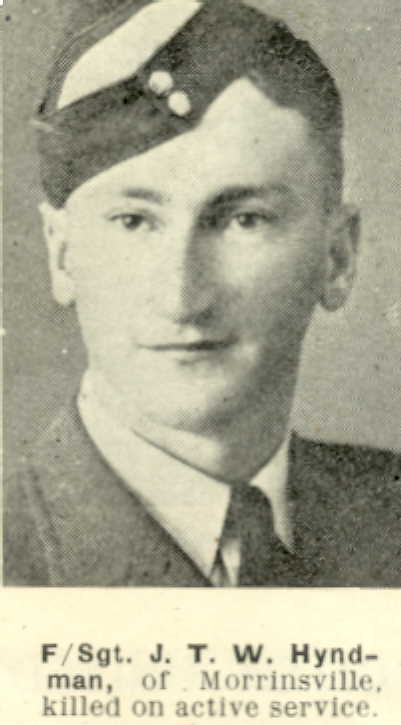John Thomas William Hyndman - Online Cenotaph - Auckland War Memorial ...