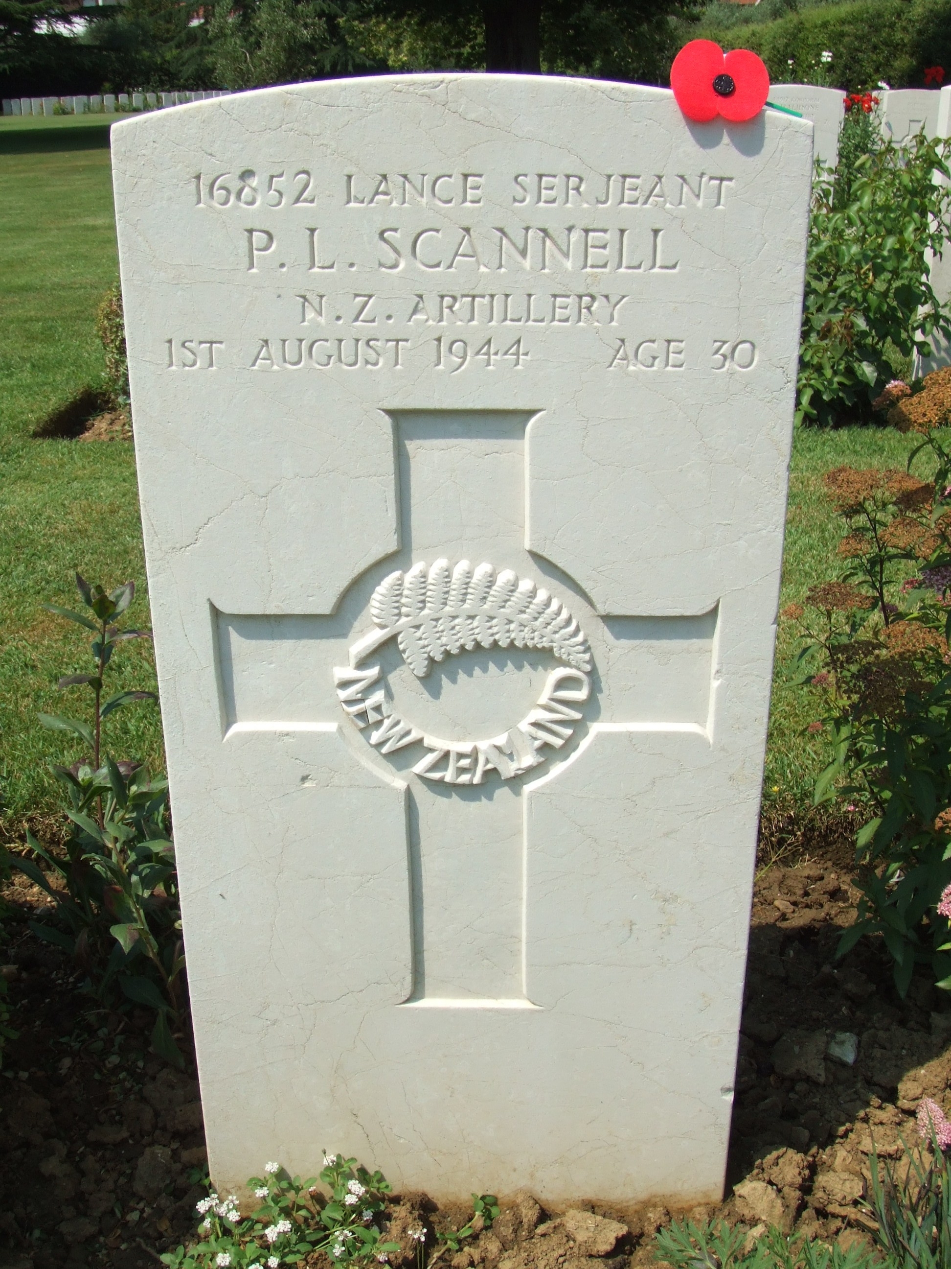 Patrick Louis Scannell - Online Cenotaph - Auckland War Memorial Museum