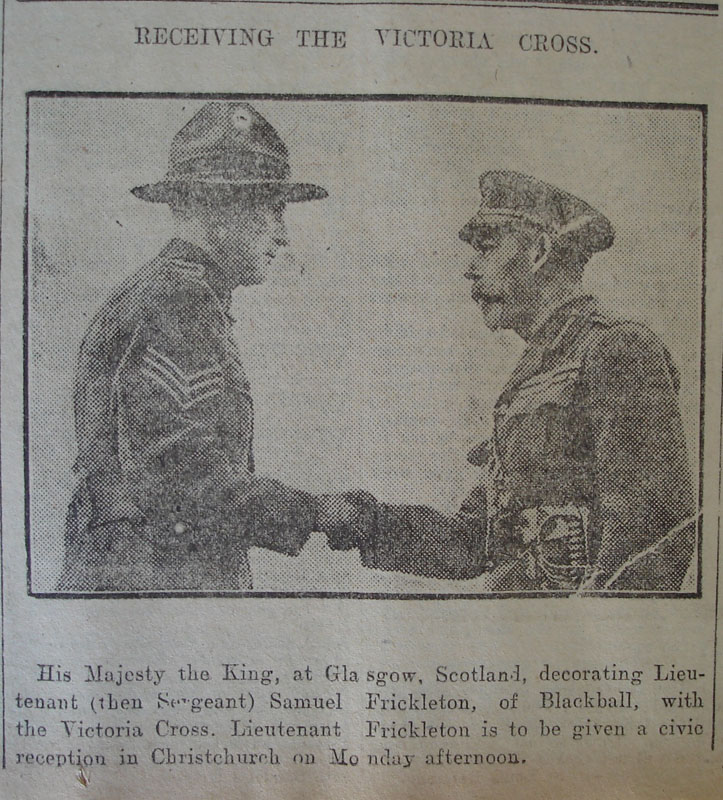 Samuel Frickleton - Online Cenotaph - Auckland War Memorial Museum