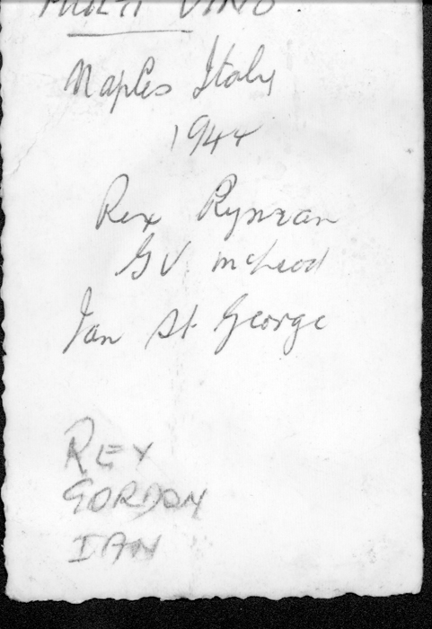 Gordon Vincent McLeod - Online Cenotaph - Auckland War Memorial Museum