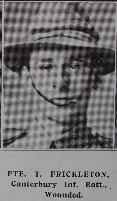 Thomas Frickleton - Online Cenotaph - Auckland War Memorial Museum