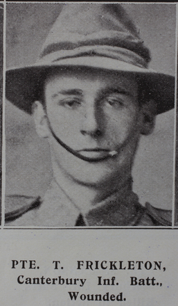 Thomas Frickleton - Online Cenotaph - Auckland War Memorial Museum