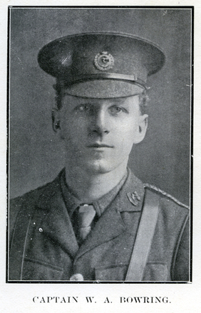 William Alfred Bowring - Online Cenotaph - Auckland War Memorial Museum