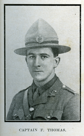 Fred Thomas - Online Cenotaph - Auckland War Memorial Museum