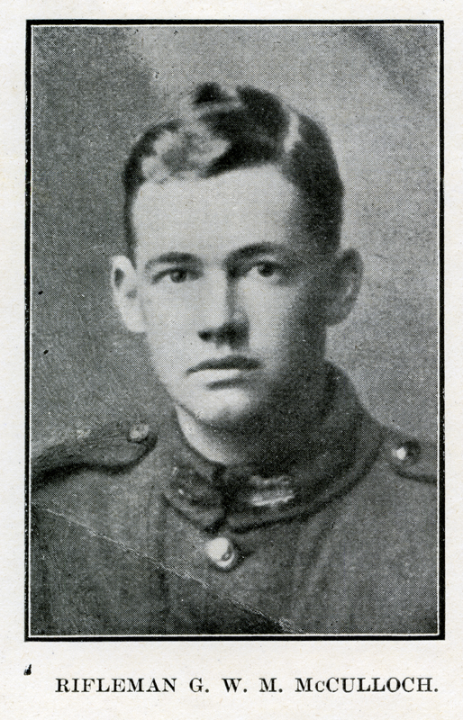 Gordon William McCulloch - Online Cenotaph - Auckland War Memorial Museum