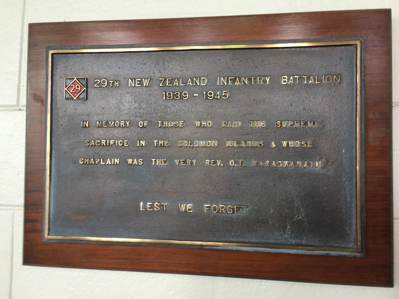 Owen Thomas Baragwanath - Online Cenotaph - Auckland War Memorial Museum