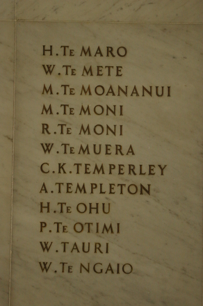 Herewini Te Maro - Online Cenotaph - Auckland War Memorial Museum