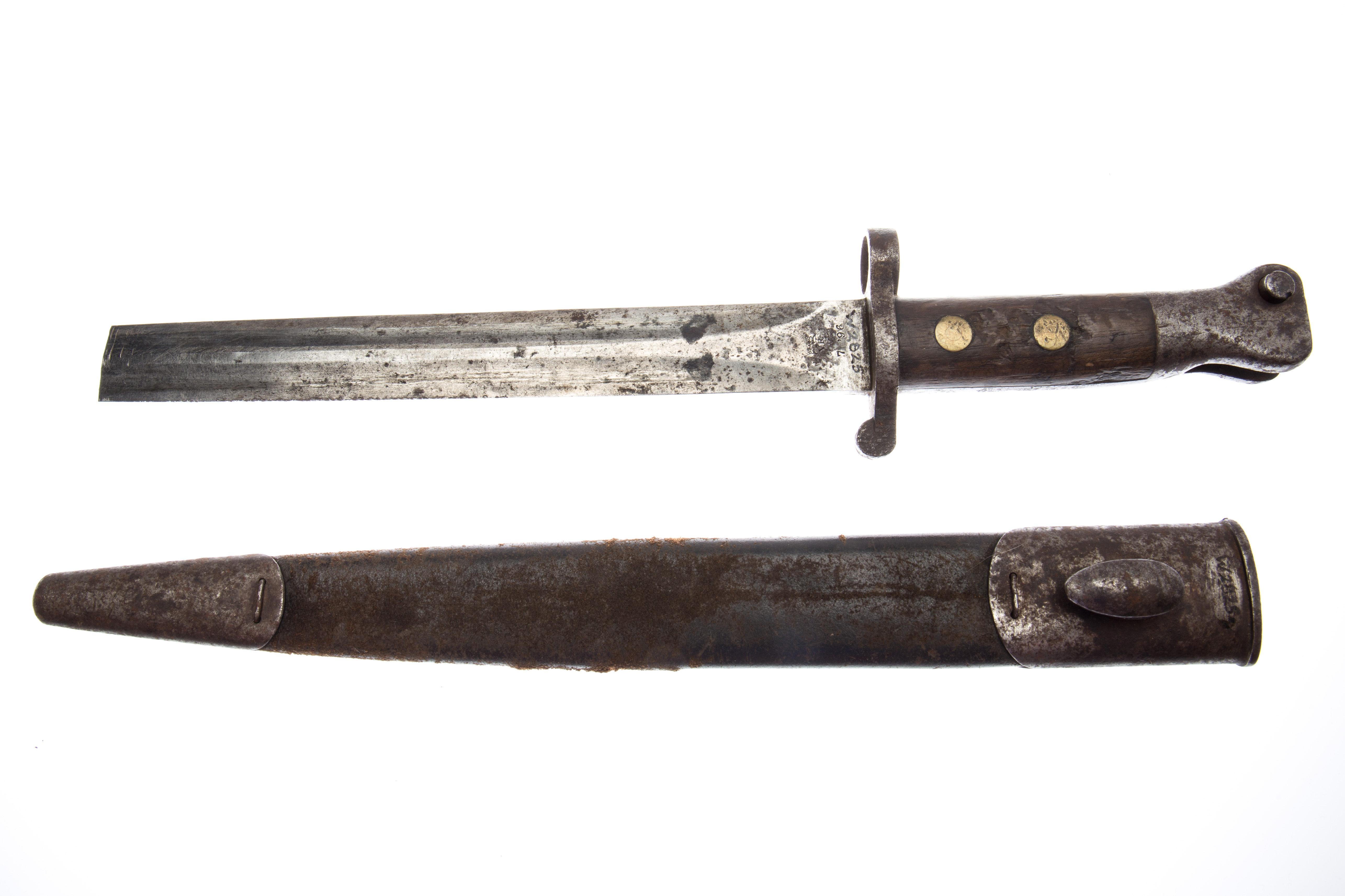 bayonet, sword (and scabbard) - Collections Online - Auckland War ...