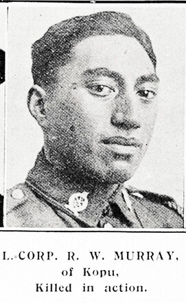 Raika Whakarongatai Murray - Online Cenotaph - Auckland War Memorial Museum