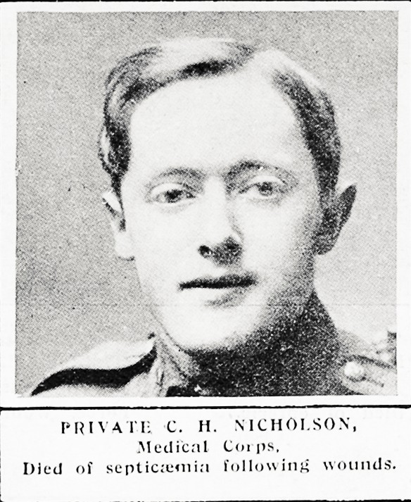 Claude Harold Nicholson - Online Cenotaph - Auckland War Memorial Museum