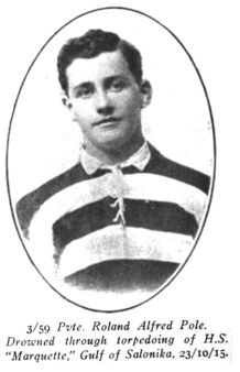 Roland Alfred Pole - Online Cenotaph - Auckland War Memorial Museum