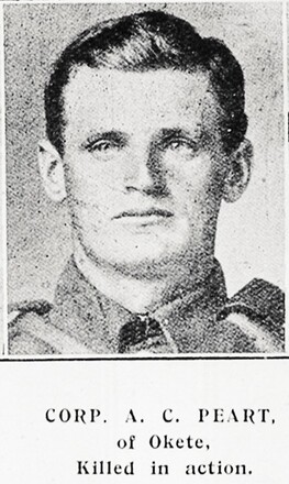 Alfred Cuthbert Peart - Online Cenotaph - Auckland War Memorial Museum