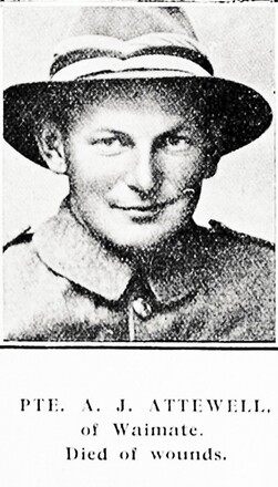 Arthur Joseph Attewell - Online Cenotaph - Auckland War Memorial Museum