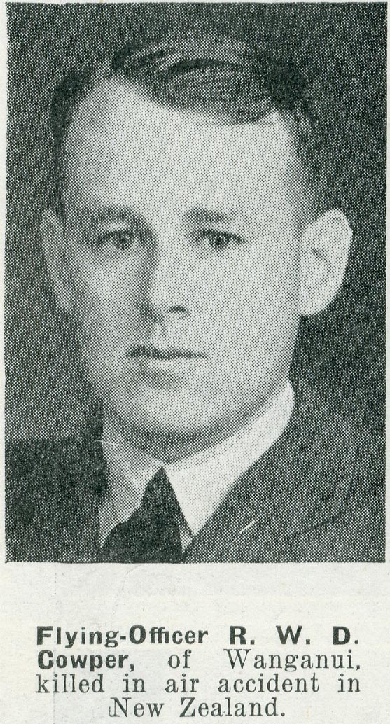 Robert William Douglas Cowper - Online Cenotaph - Auckland War Memorial ...