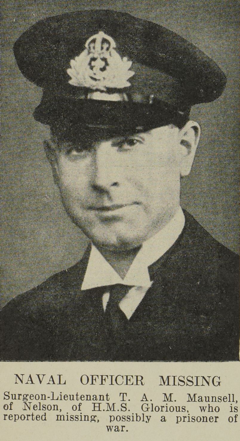 Terence Arthur Mears Maunsell - Online Cenotaph - Auckland War Memorial ...