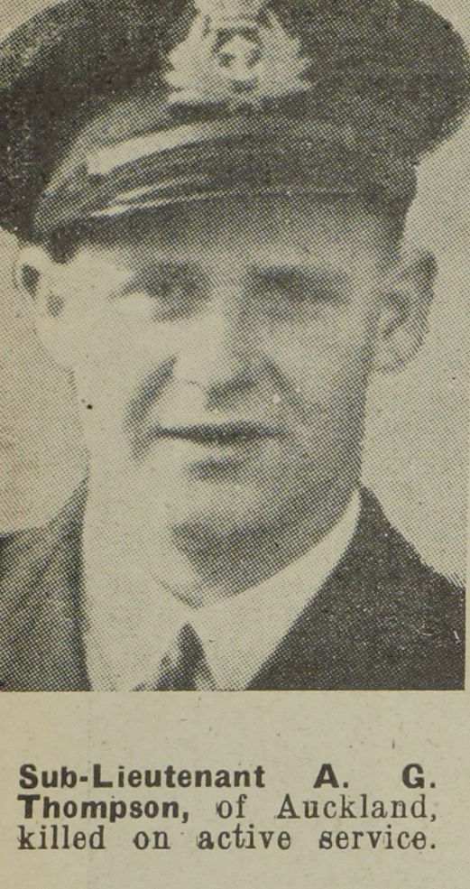Arthur George Thompson - Online Cenotaph - Auckland War Memorial Museum