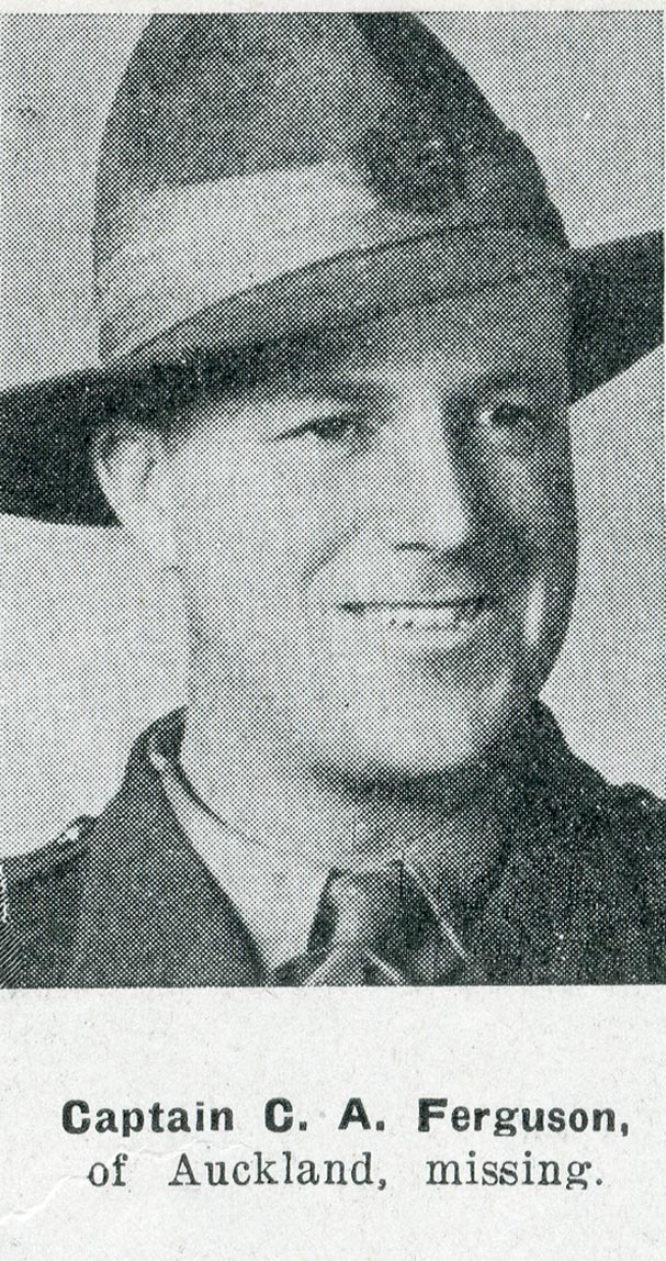Carl Alexander Ferguson - Online Cenotaph - Auckland War Memorial Museum