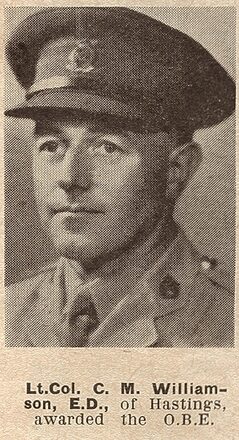 Cedric Montgomery Williamson - Online Cenotaph - Auckland War Memorial ...