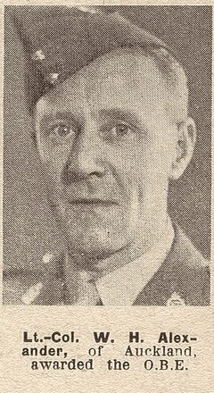 William Hunter Alexander - Online Cenotaph - Auckland War Memorial Museum