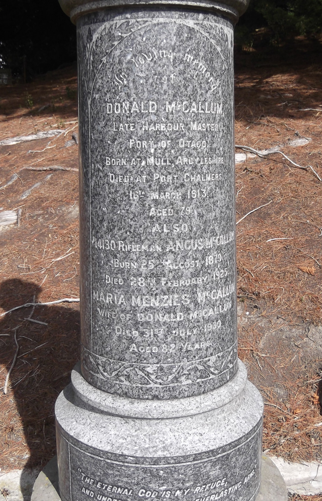 Angus McCallum - Online Cenotaph - Auckland War Memorial Museum