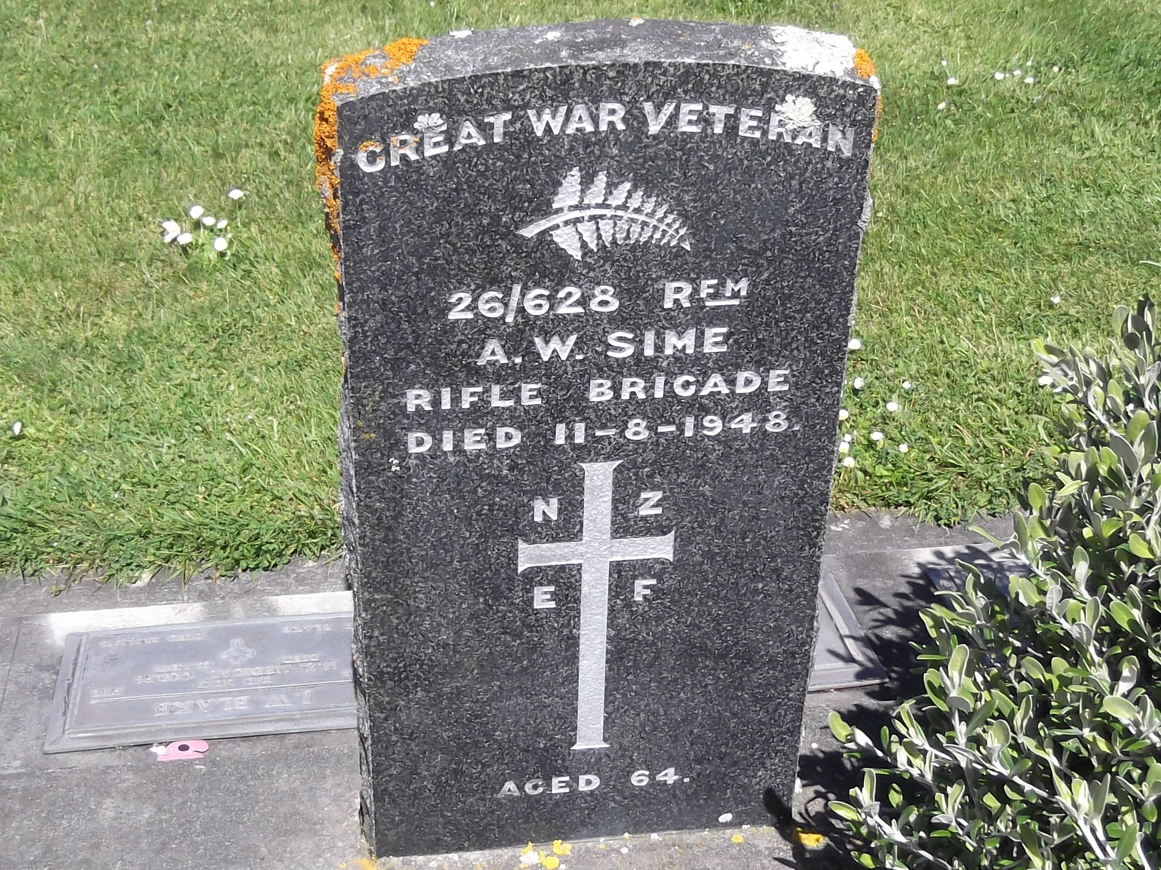 Andrew William Sime - Online Cenotaph - Auckland War Memorial Museum
