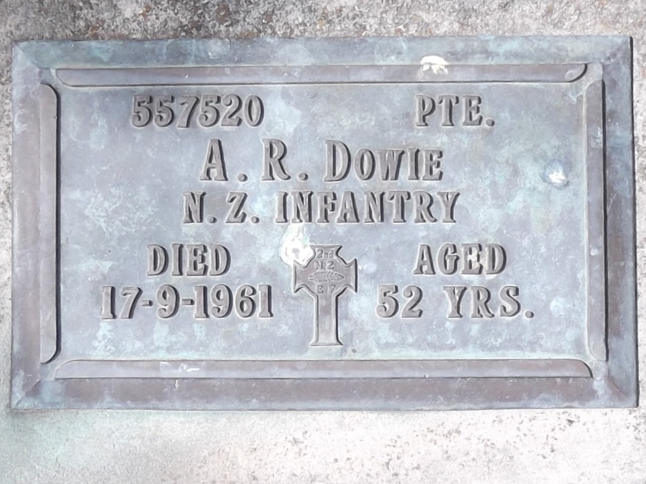 Alexander Robert Dowie - Online Cenotaph - Auckland War Memorial Museum