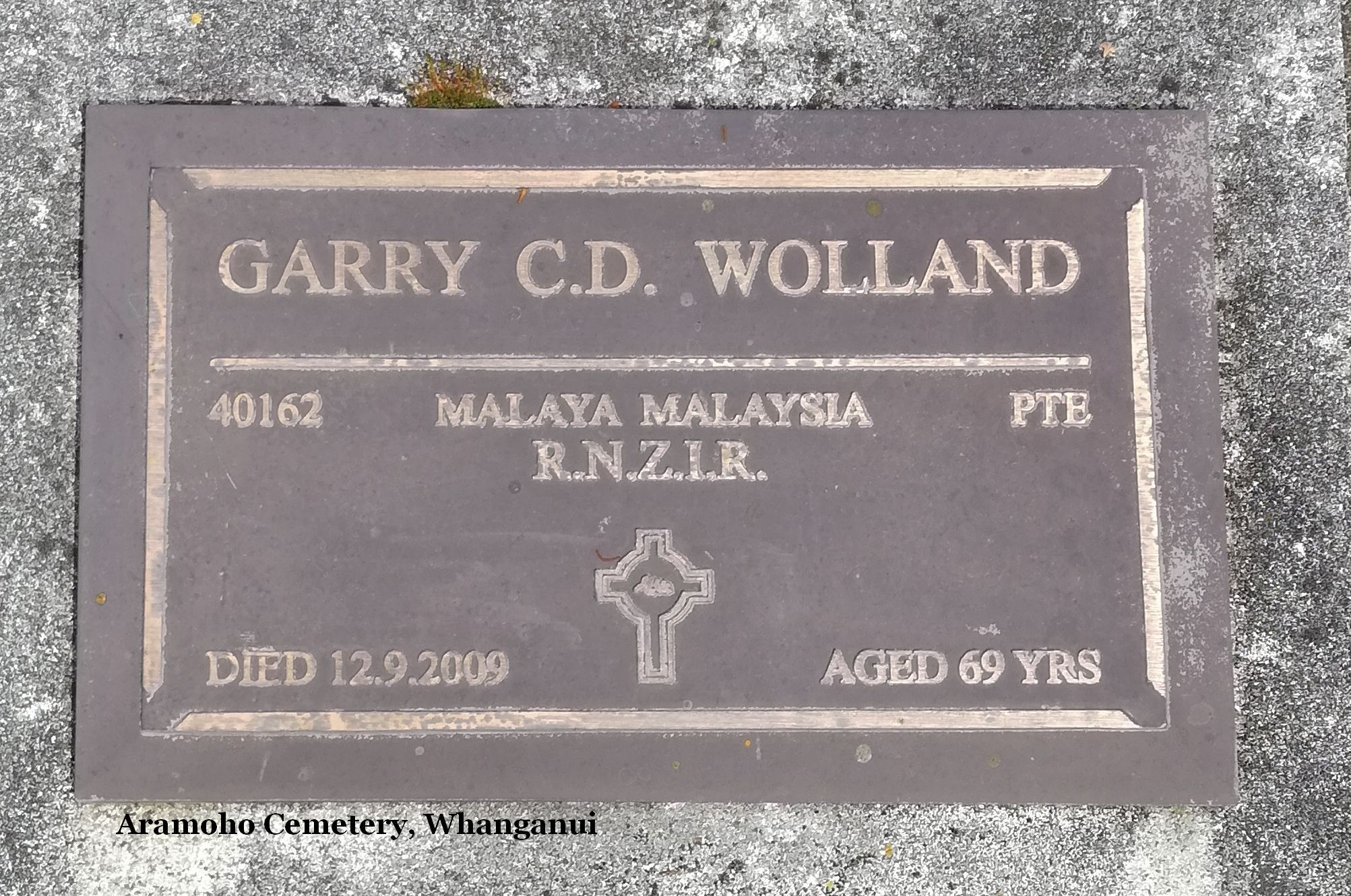 Garry Clifford Donald Wolland - Online Cenotaph - Auckland War Memorial ...